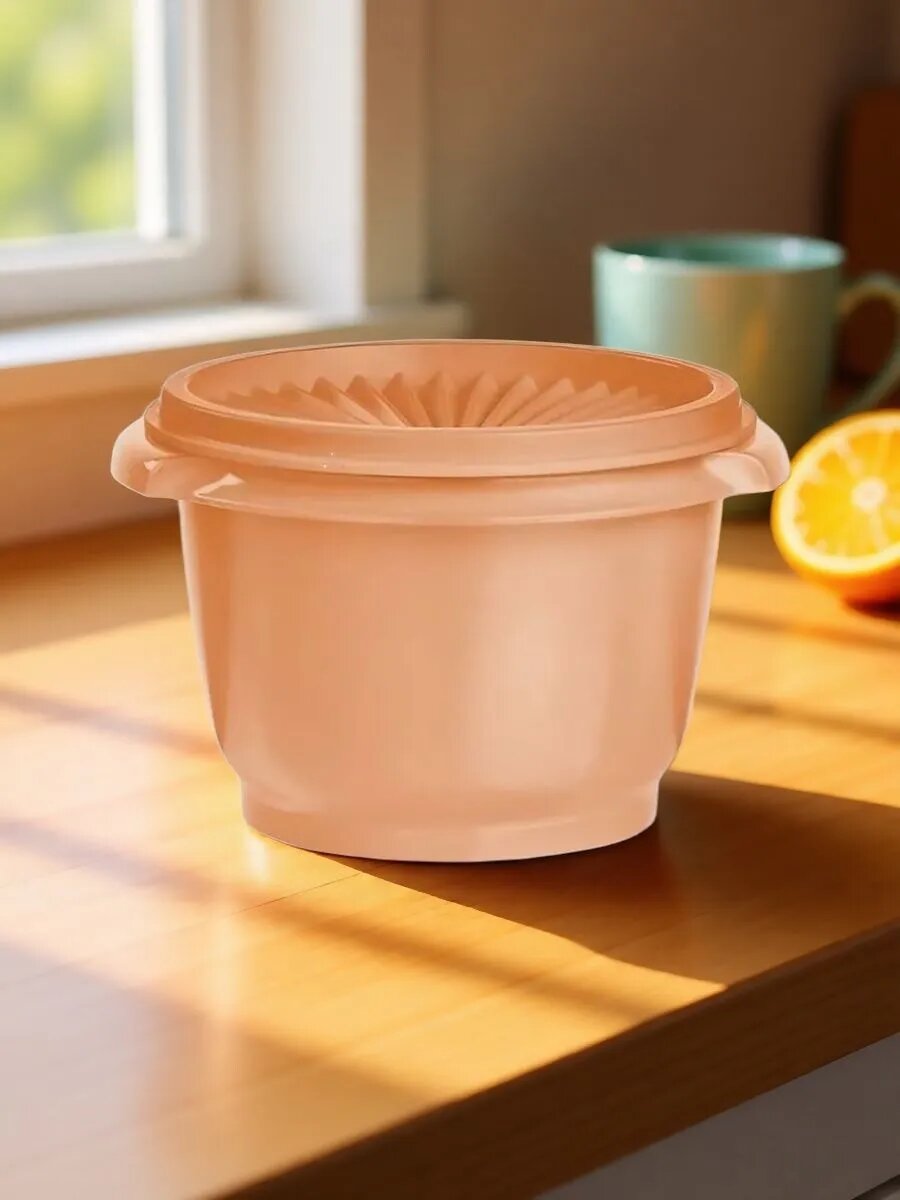 Контейнер пищевой, 600 мл В одно касание Tupperware для меда, творога, заправок, аджики