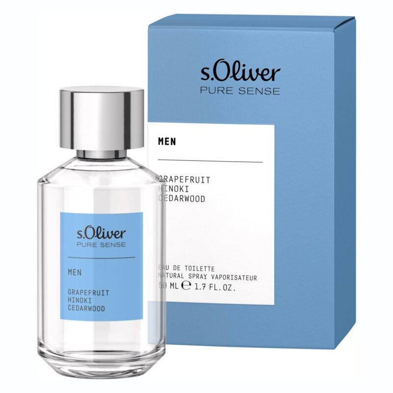 Туалетная вода для мужчин S Oliver Pure Sense For Men 30 мл / Духи С Оливер Пьюр Сенс Фо Мен / Чистое чувство