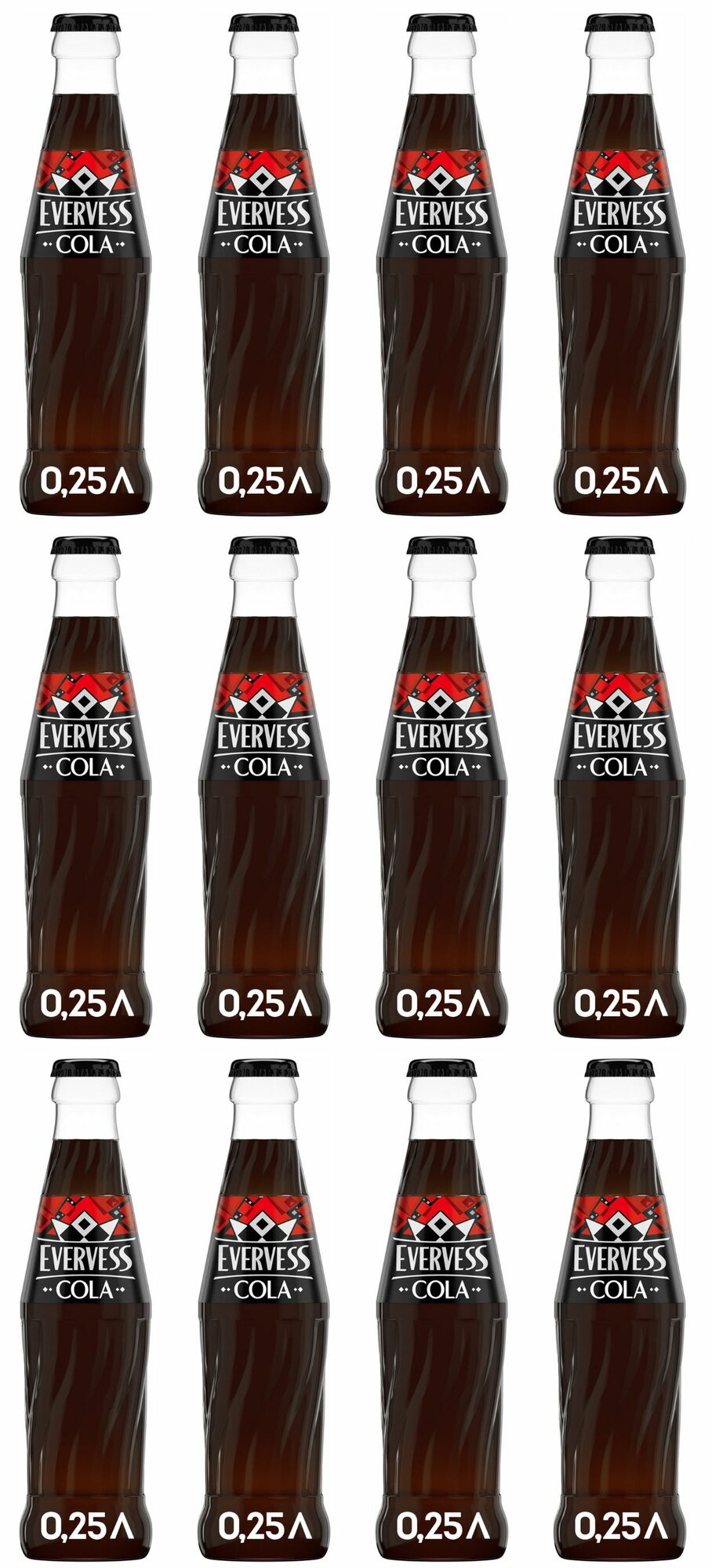Evervess Газированный напиток Cola, 250 мл, 12 шт