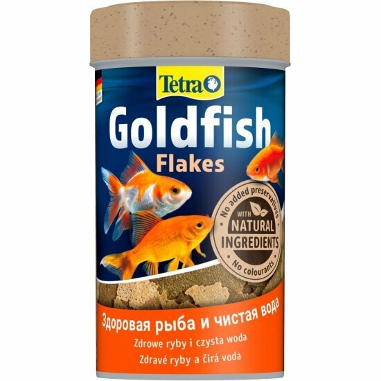 Корм для рыб Tetra Goldfish Flakes 100 мл. хлопья