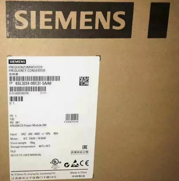 Модуль Siemens 6SL3224-0BE31-5AA0