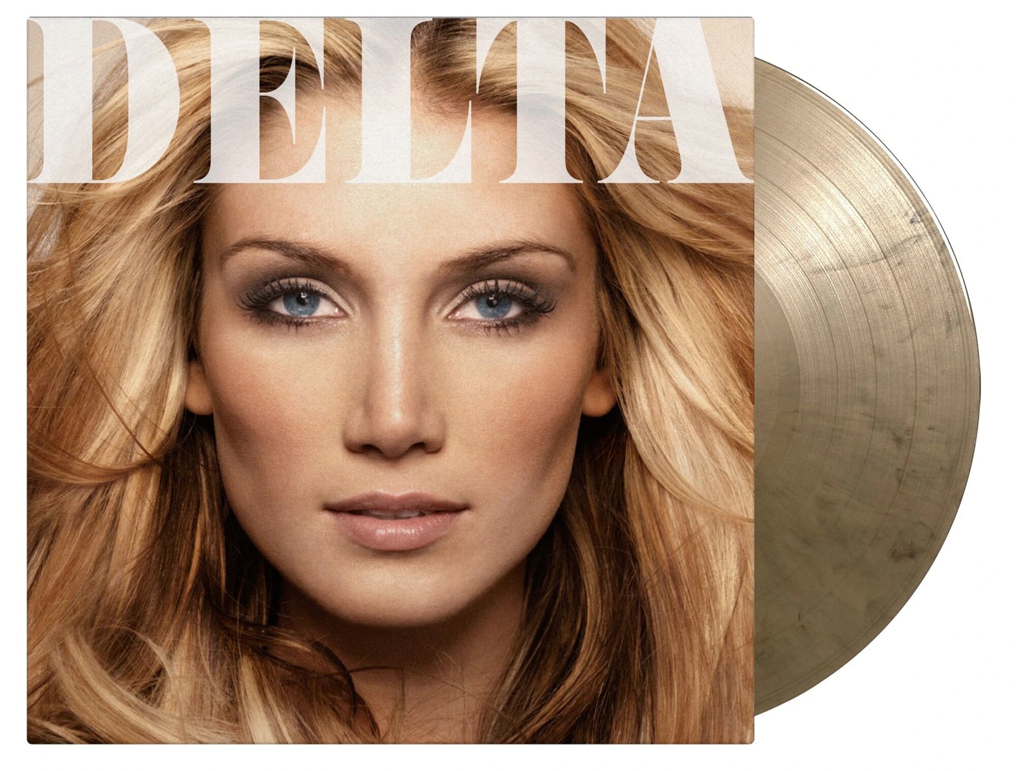 Delta Goodrem - Delta (coloured) (LP), 2023, Music On Vinyl, Gold Black Marbled, Limited Edition, Фирменная виниловая пластинка