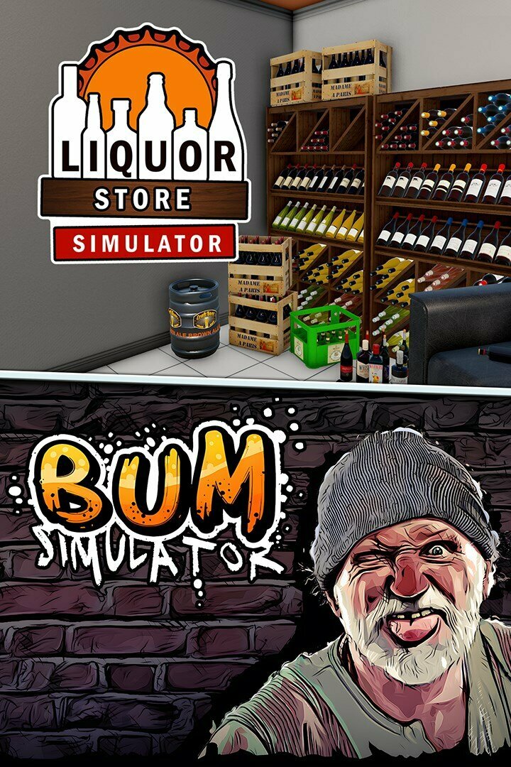 Набор Liquor Store Simulator & Bum Simulator — Xbox Series X|S, Xbox One — Цифровая версия