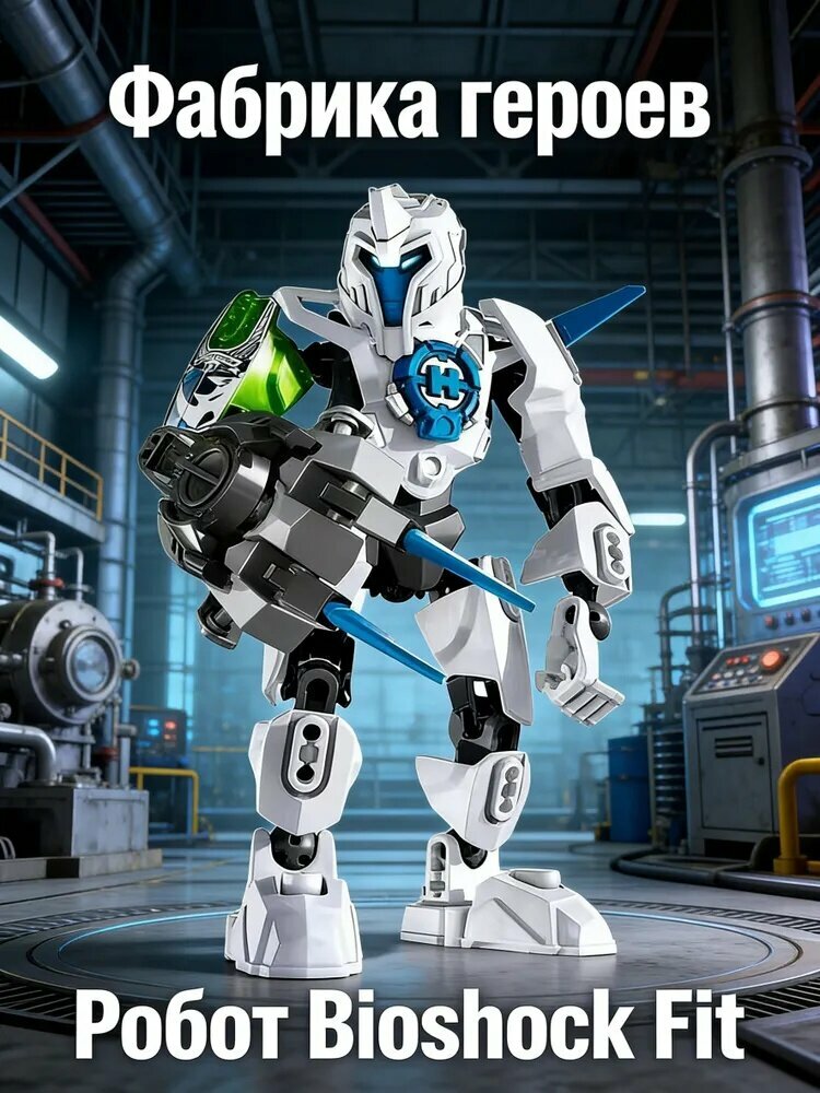 Конструктор Hero Factory Star Warrior с моделью робота-меха из строительных блоков, игрушка для детей в подарок на Рождество