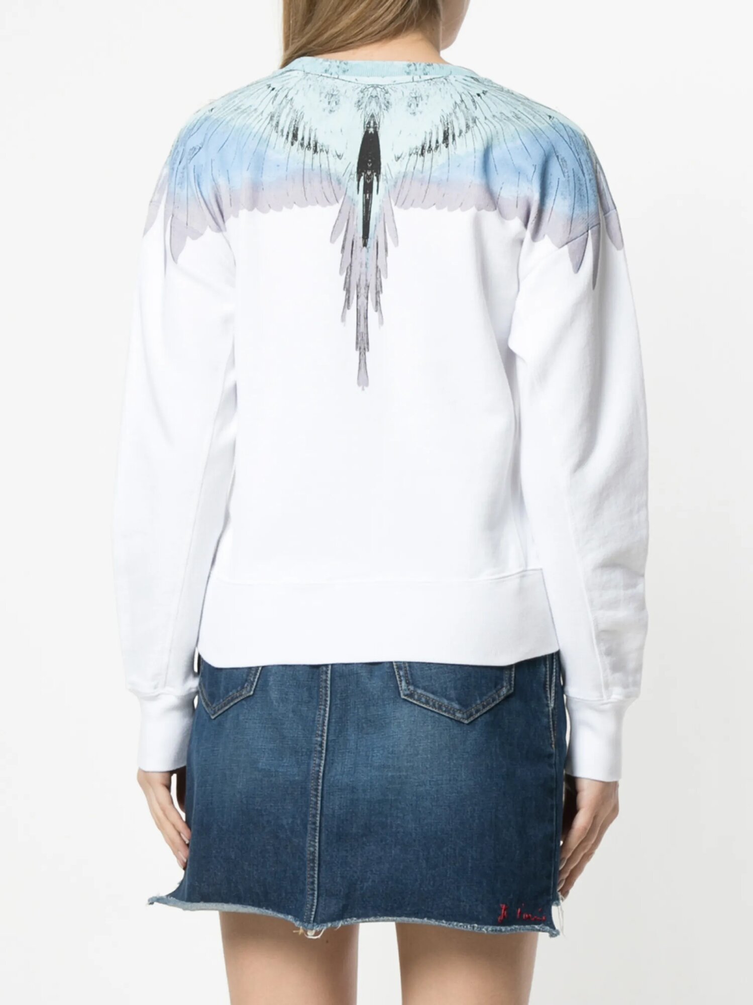 Толстовка MARCELO BURLON, размер S, , белый — фото 1