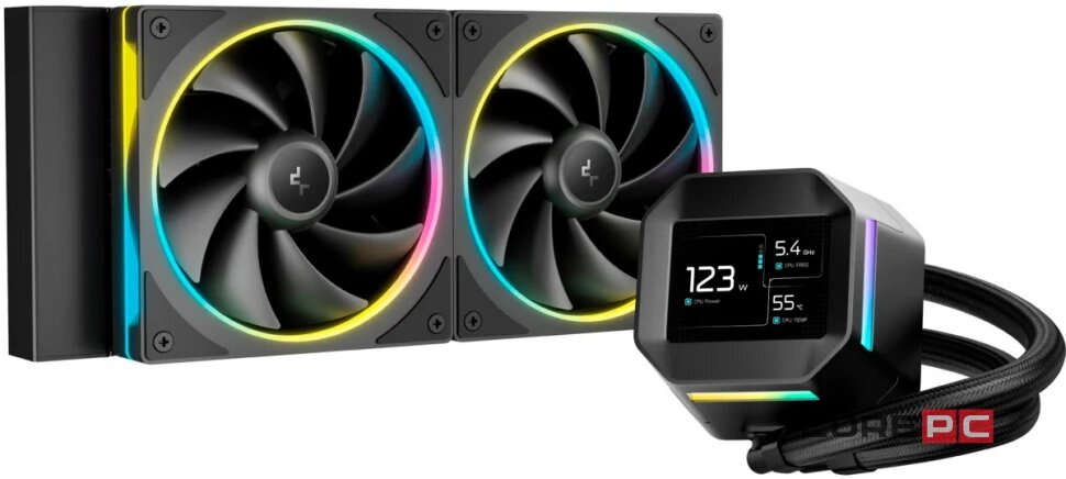 Система жидкостного охлаждения для процессора Deepcool LM240 (R-LM240-BKDMMC-1)