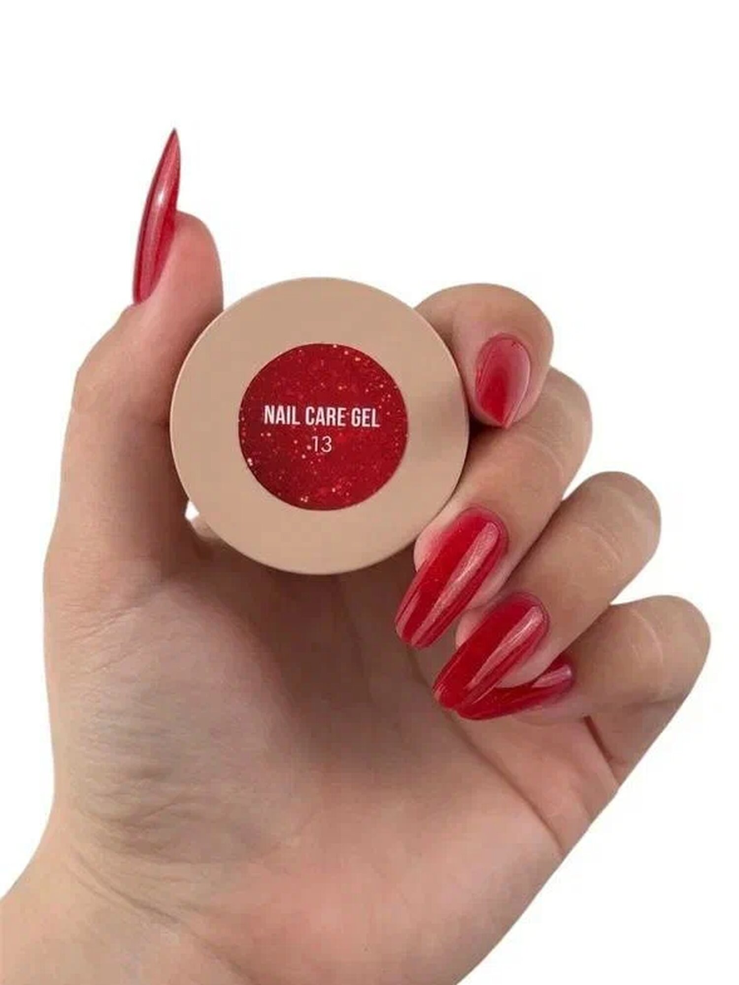 Гель моделирующий с кератином и кальцием 13 UV/LED Nail Care Gel 13 15 мл, LOVIA CURE