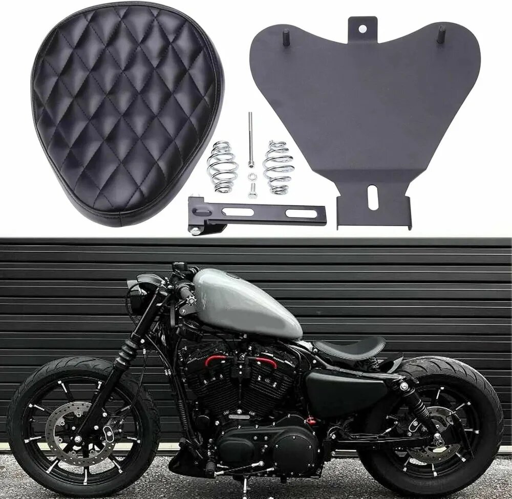 Мотоциклетное сиденье для Chopper, Bobber, Cafe Racer