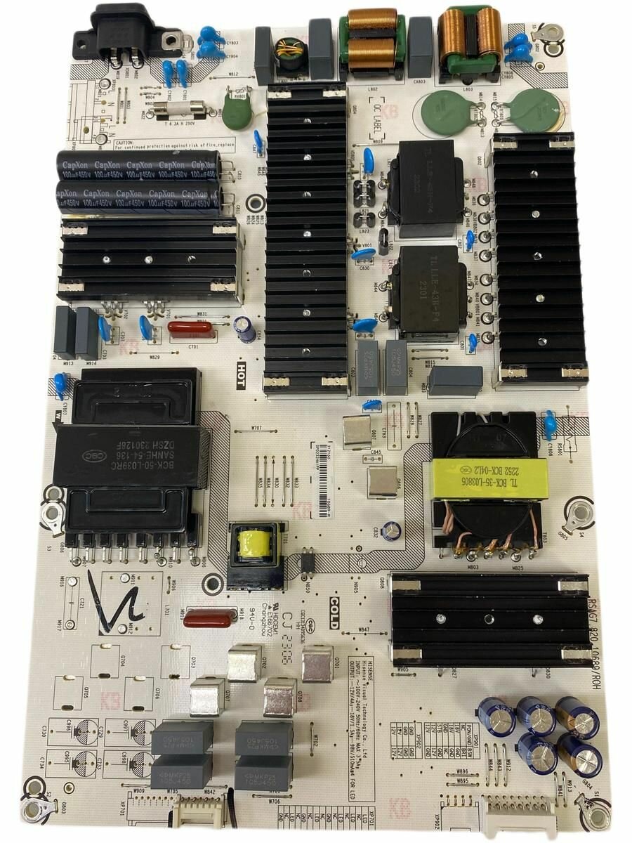 Блок питания (RSAG7.820.10689/ROH), для телевизора Toshiba 75C350LE