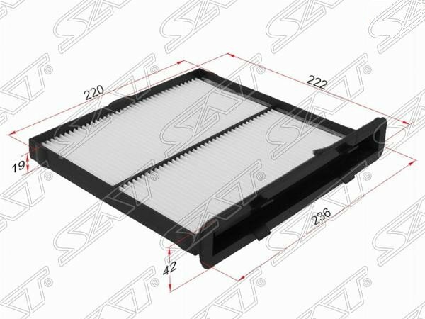 Фильтр салонный SAT ST-72-0001 Subaru Forester 18-21, Impreza 16-19