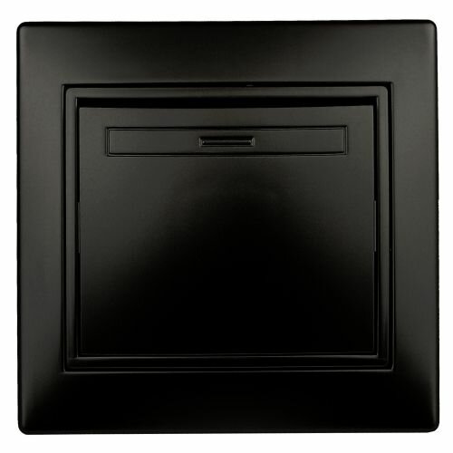 Переключатель промежуточный 1-кл. СП Plano 1-108-05 10А IP20 250В антрацит Intro Б0053823
