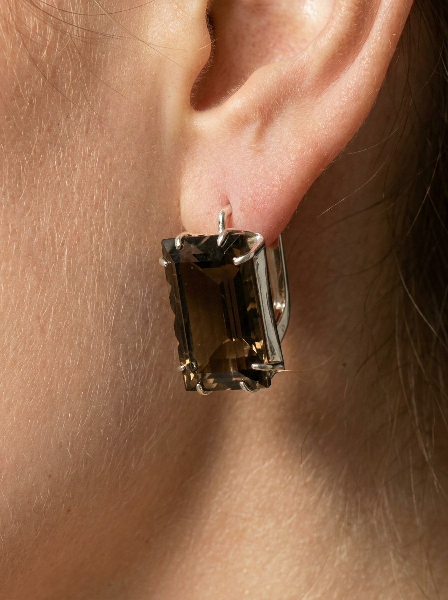 Серьги, серебро, 925 проба