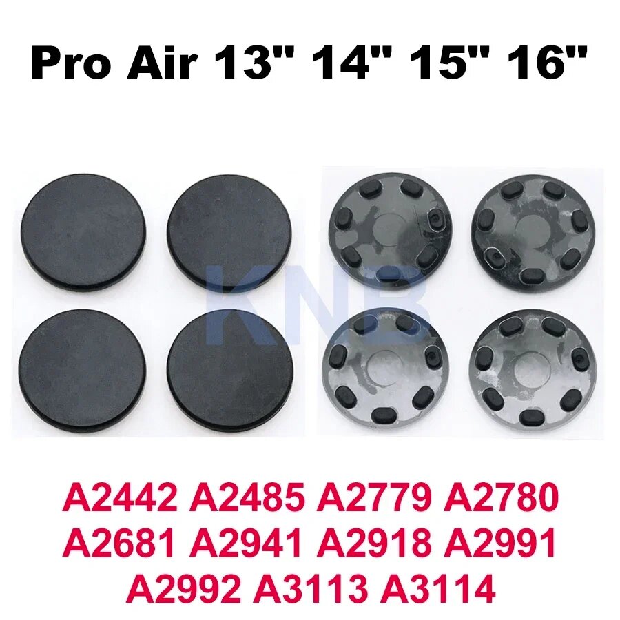 4 шт. резиновые ножки для Macbook Pro Air A2442 A2485 A2681