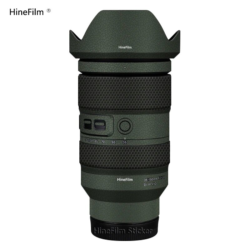 Наклейка HineFilm Tamron 35-150mm F2-2.8, Leather Green
