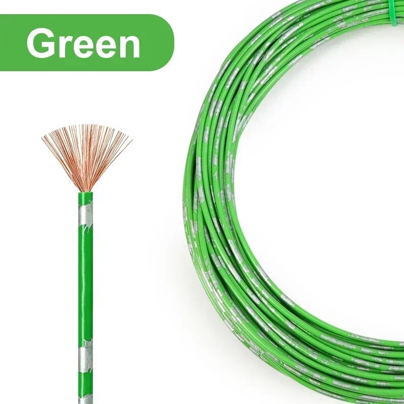 Провод автомобильный 20AWG, Green, 5 метров