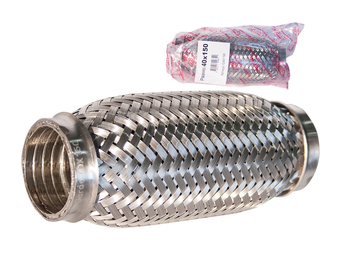 Гофра глушителя 40x150 , 3х слойная Interloсk G40150