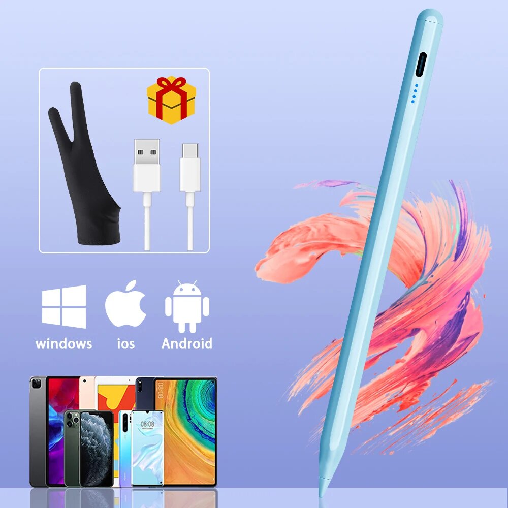 Стилус Sky Blue для Android, iOS, Samsung, Huawei