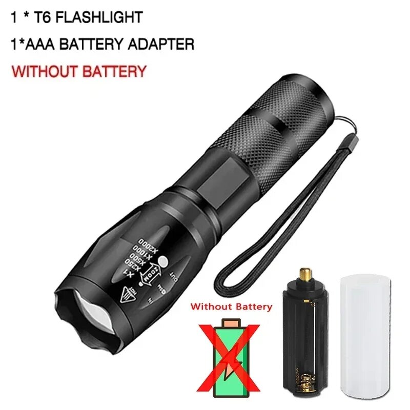 Светодиодный фонарь XIWANGFIRE XHP70 50000 Лм T6- No Battery