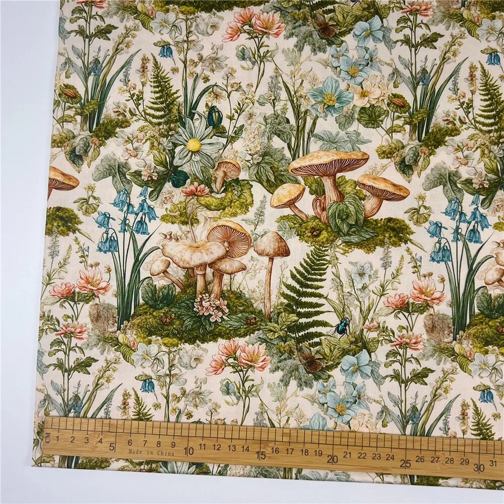 Хлопковая ткань для шитья 100% хлопок 0,45х1,45 м 0.5yard (45X145cm) , 20s137