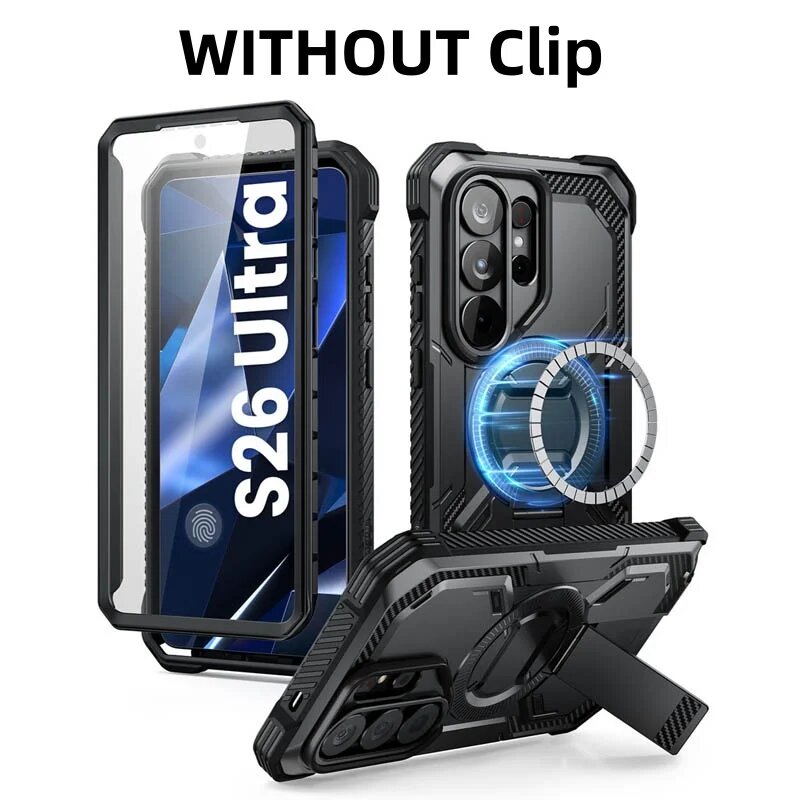 Чехол I-BLASON Armorbox для Samsung Galaxy S26 Ultra, темно-синий/черный