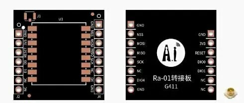 Ra-01SH LoRa RF модуль, адаптер, 803-930МГц