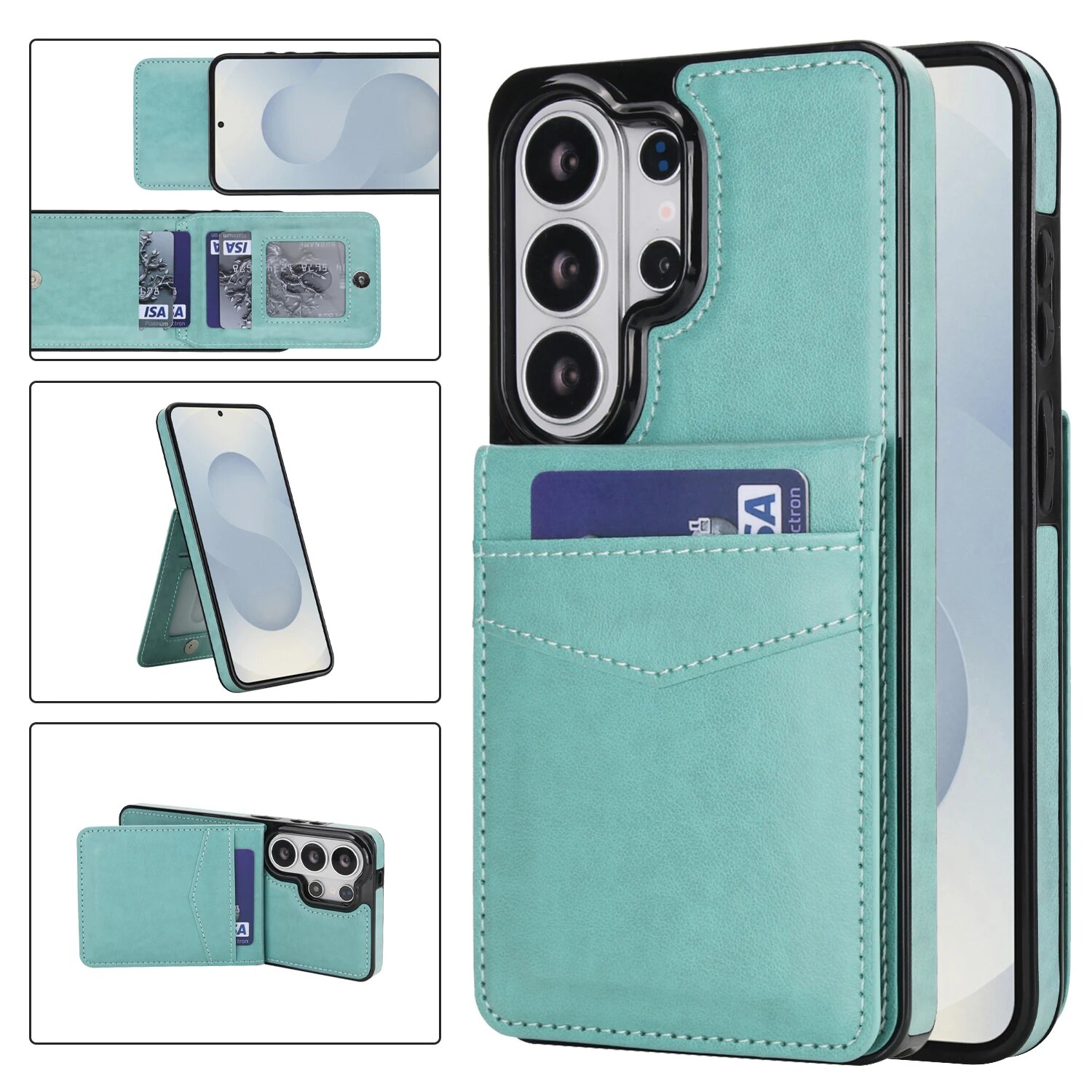 Чехол-книжка для Samsung Galaxy S23 Ultra, голубой