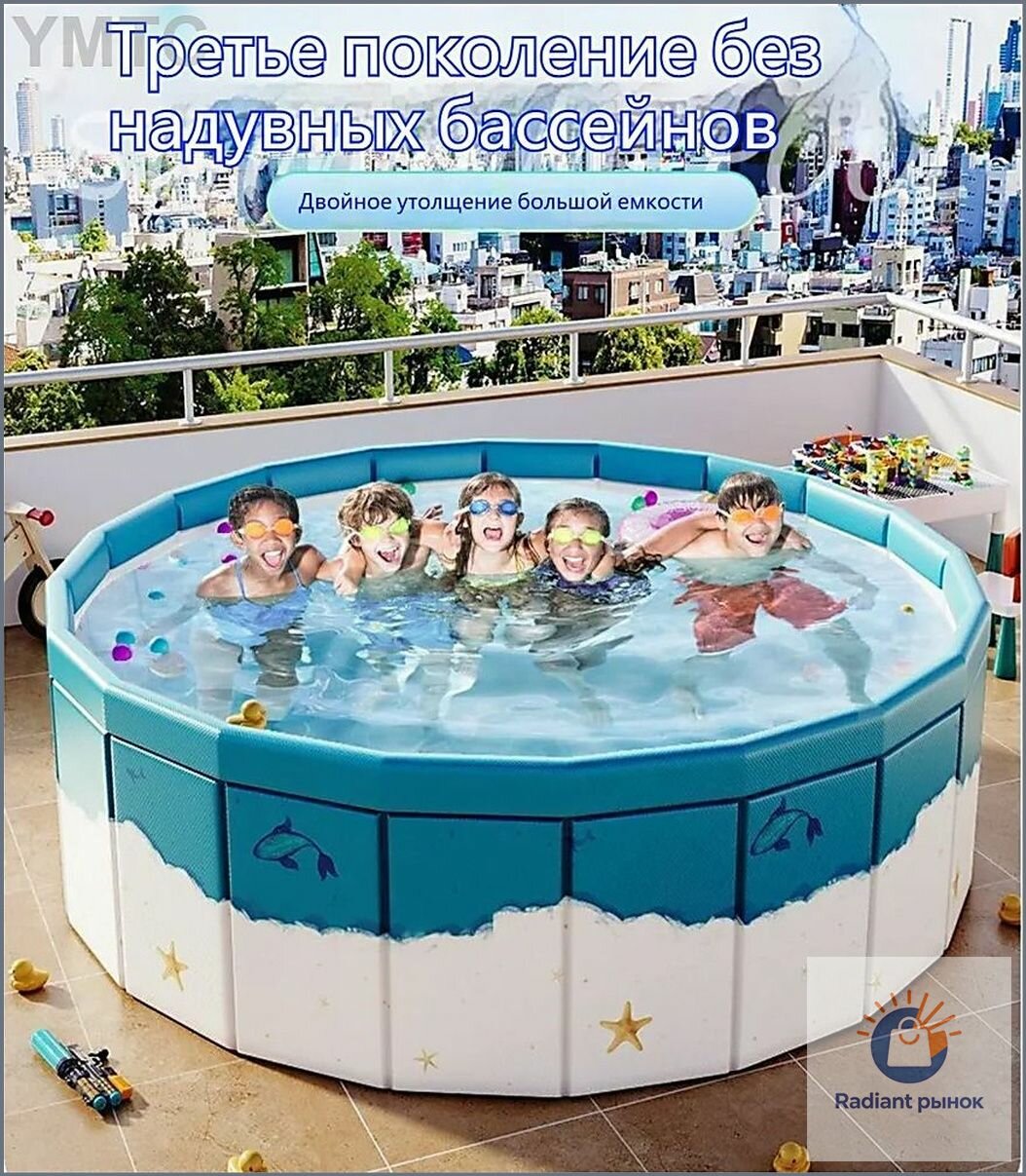 Бассейны для дачи каркасные, Бассейн каркасный круглый,