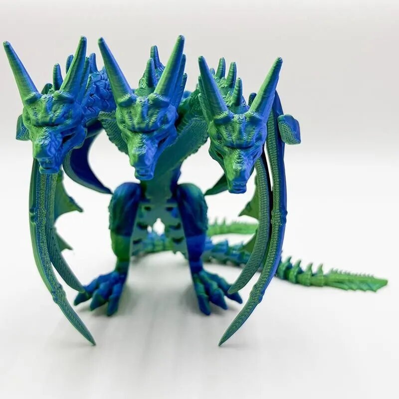 3D-модель Гидоры, шарнирная фигурка, летучий дракон, игрушка динозавр, подарок для детей, рождественские подарки