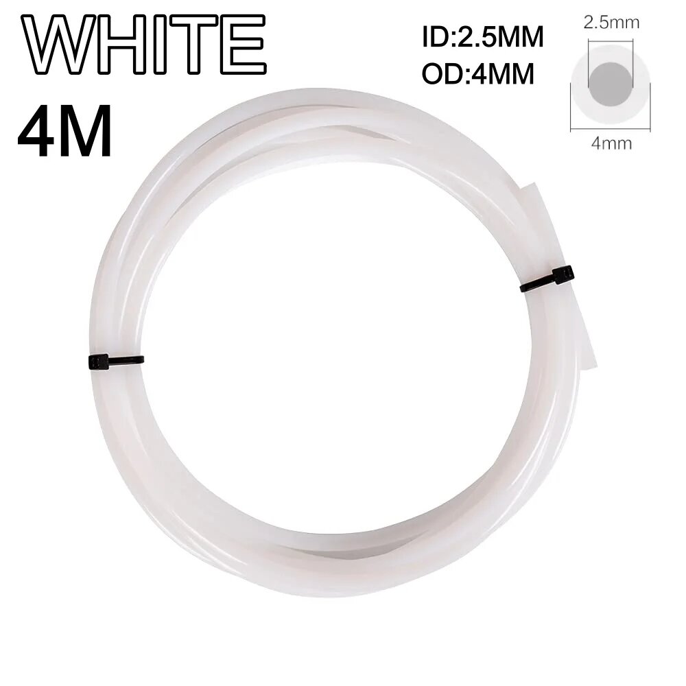 Тефлоновая трубка для 3D-принтеров Boudin 2,5 мм x 4 мм White 4M