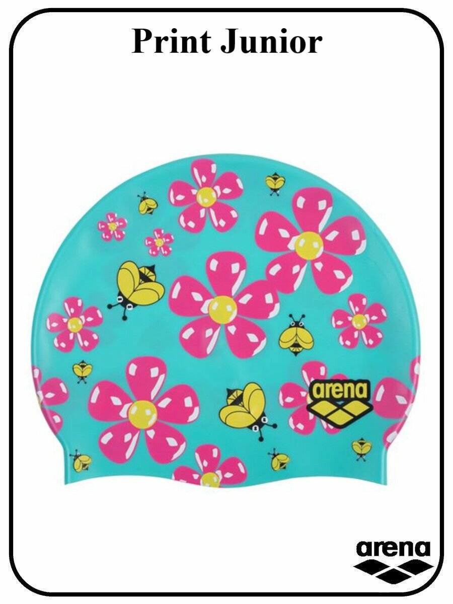 Шапочка для плавания детская Arena Print Junior