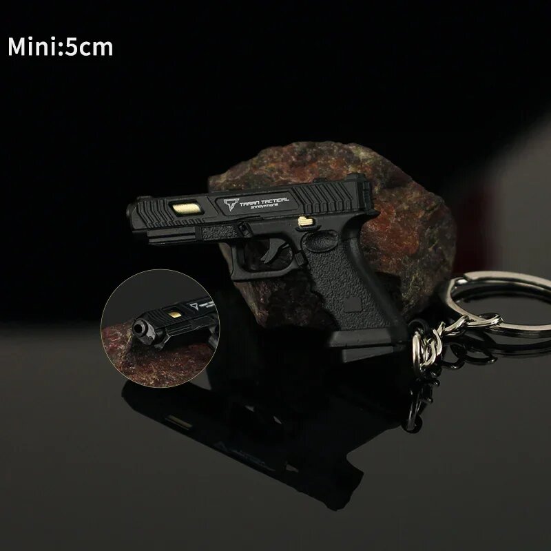 Миниатюрный металлический брелок Glock