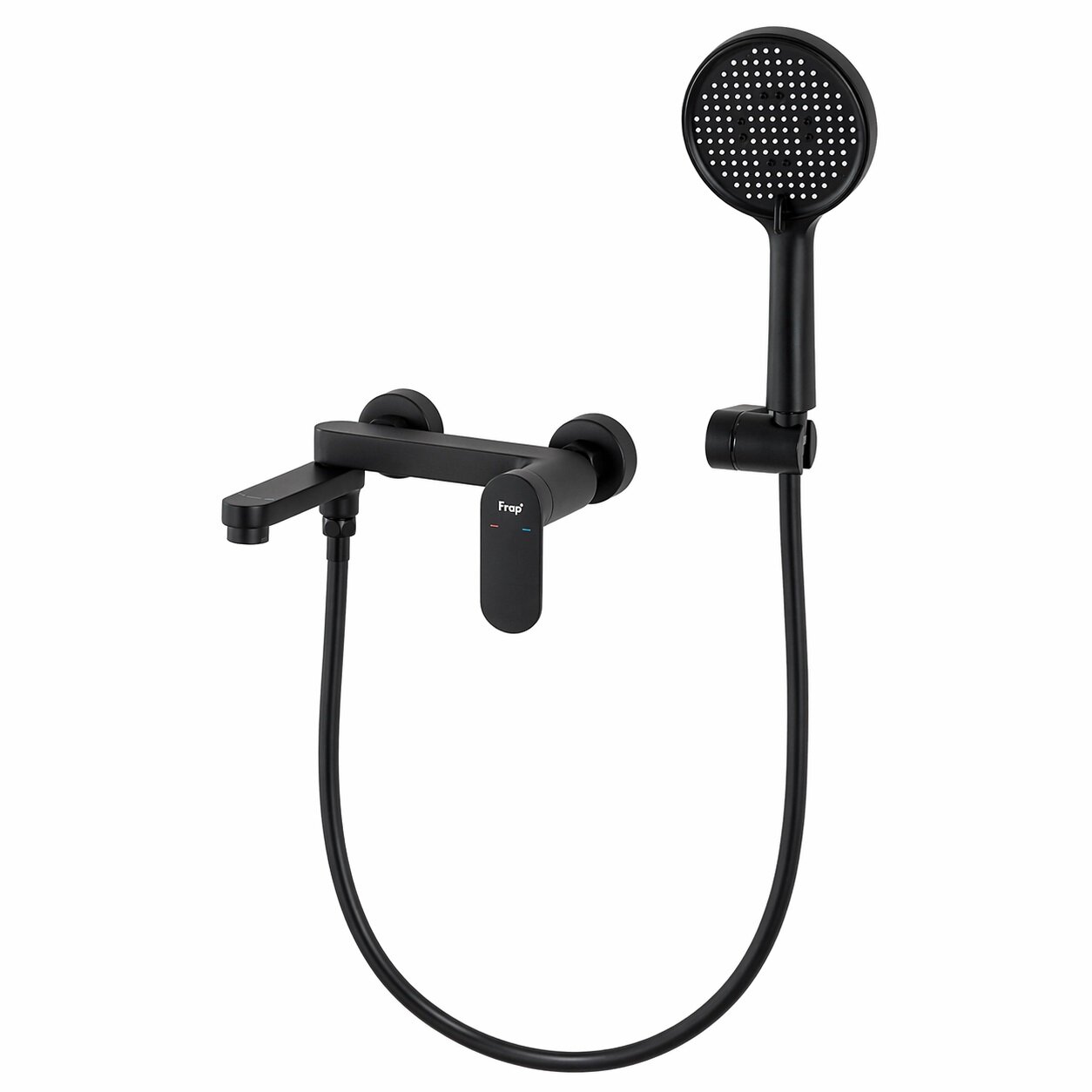 Смеситель для ванны FRAP F3285-6, черный