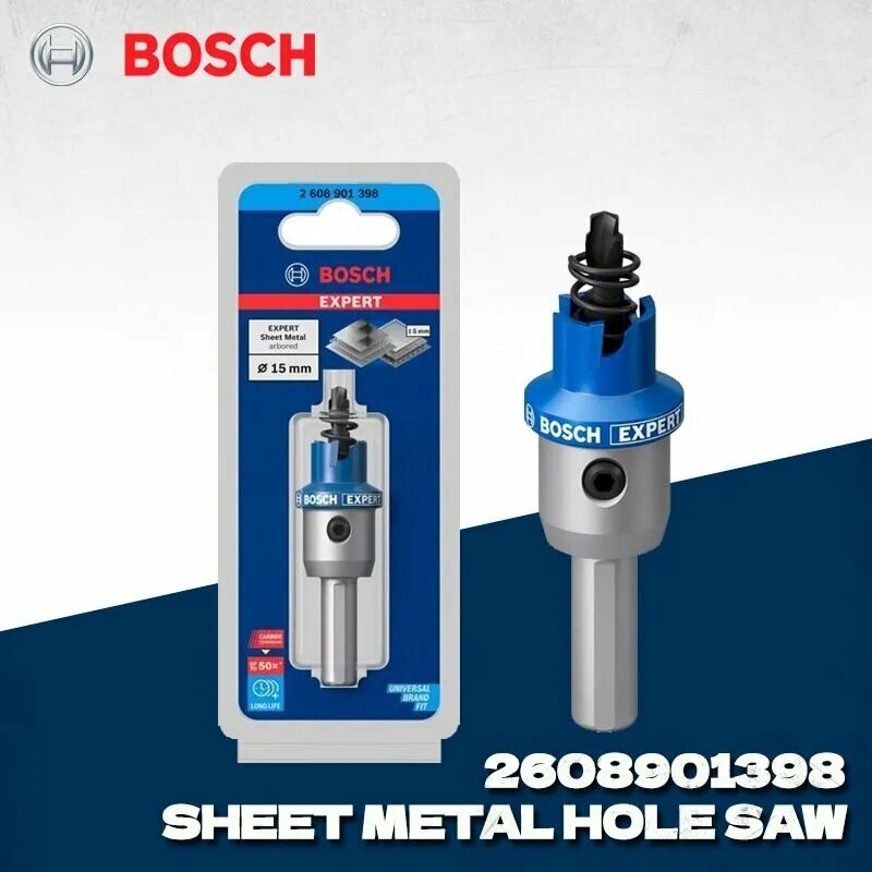 BOSCH 2608901398 эксперт Коронка для тонколистового металла 15 мм