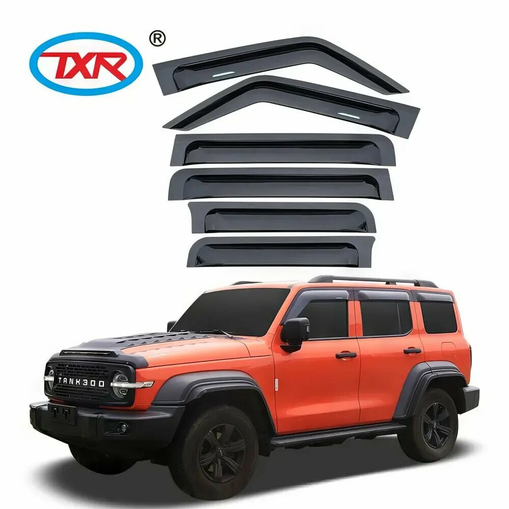 TXR Дефлектор для окон, 6 шт.