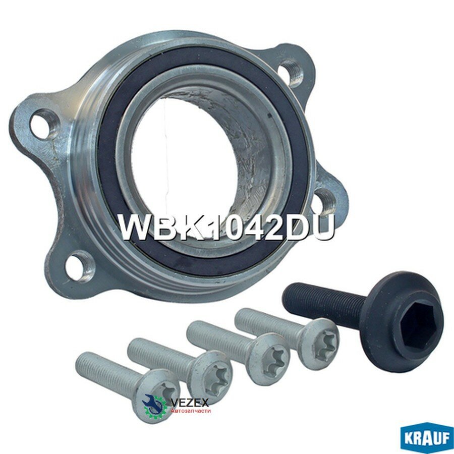 KRAUF WBK1042DU Ступица в сборе [перед, зад, ABS, Kit] AUDI A4, A5, A6, A7, A8, Q5, R8/ PORSCHE Macan(95B)