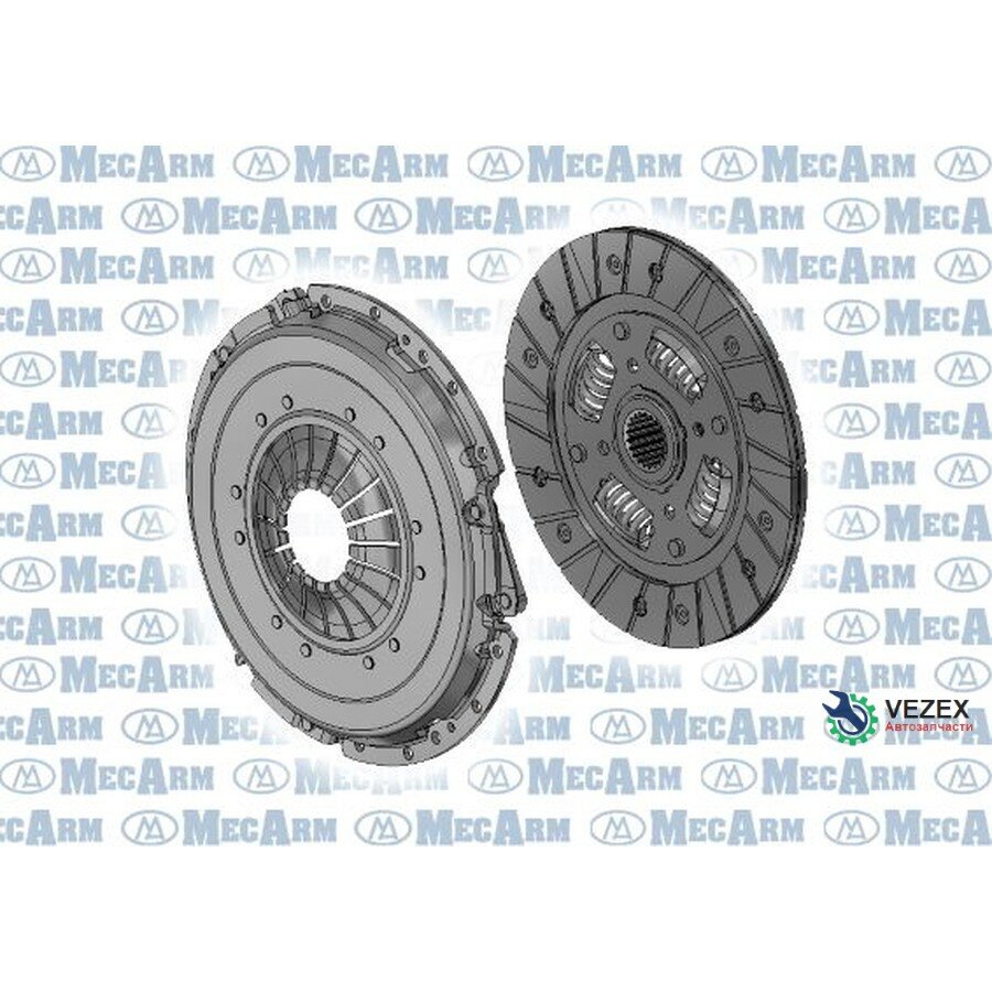 MECARM MK10007D Комплект сцепления (без выжимного подшипника)