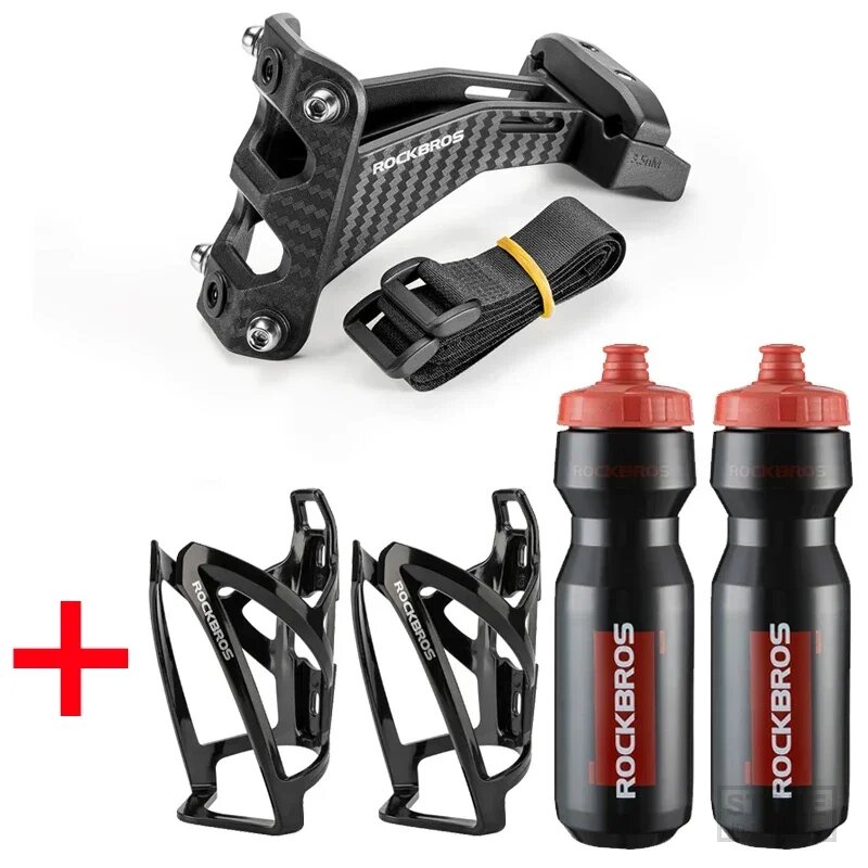 ROCKBROS Держатель бутылок для велосипеда 310025001 Black Set 4