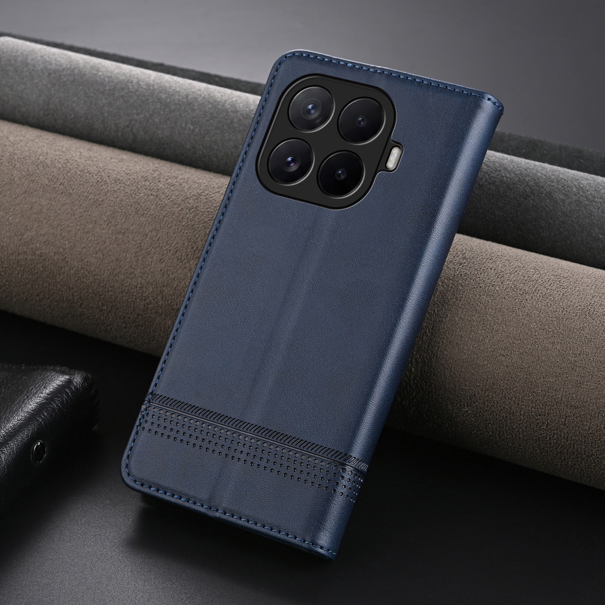 Чехол для Xiaomi 17T / Сяоми 17T / Ксиаоми 17T Высококачественный кожаный футляр Встроенный слот для карт памяти чехол