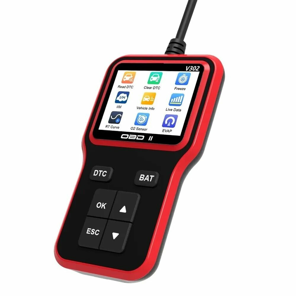 Устройство диагностики кодов неисправностей V302 OBD2 Scanner