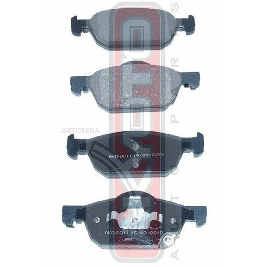 Колодки тормозные дисковые передние HONDA HONDA ACCORD IX 07.08-> AKYOTO AKD8011