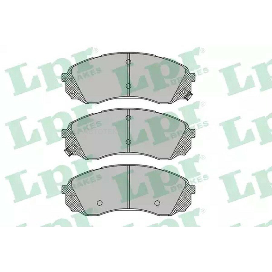 Колодки тормозные HAVAL H9/HYUNDAI H1 02-/KIA CARNIVAL 06- передние LPR 05P1451