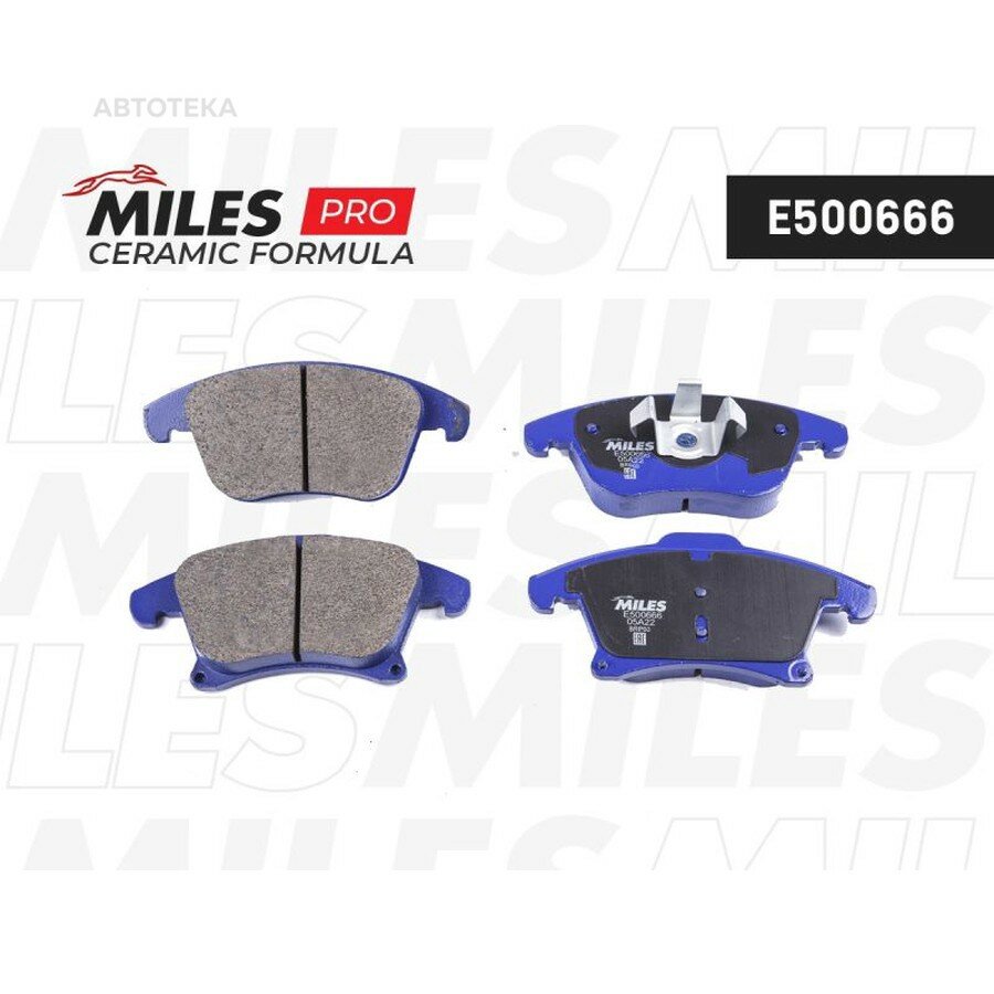 Колодки тормозные FORD MONDEO 15-/S-MAX 15- пер. Ceramic PRO MILES E500666