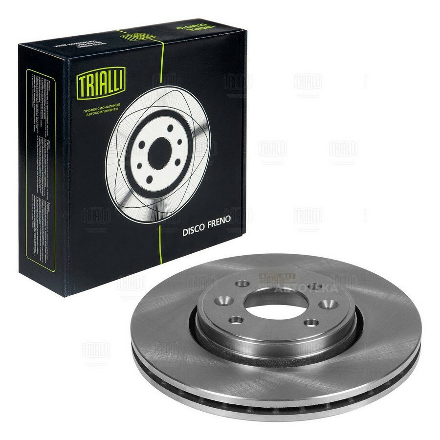 Диск тормозной RENAULT KANGOO 01-/LAGUNA 95-01/MEGANE 96-/SCENIC 99- пер. вент. TRIALLI DF095105