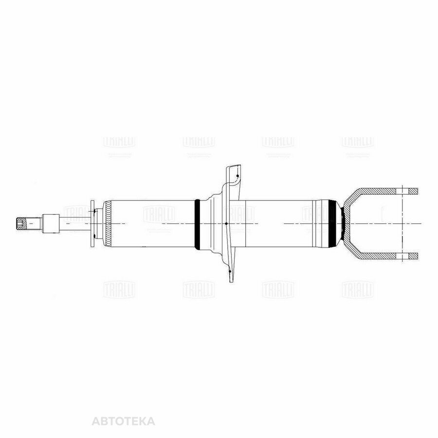 Амортизатор для а/м Subaru Tribeca (05-) задн. (AG 22509) TRIALLI AG22509
