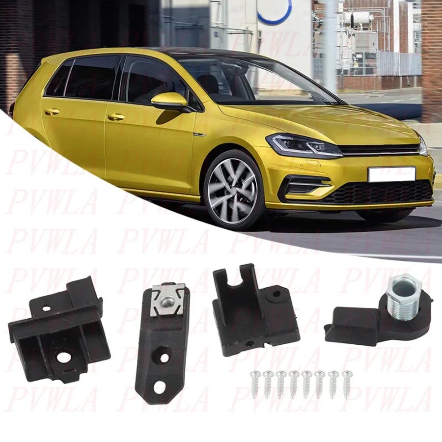 Для VW Golf 7.5 2017 2018 2019 2020 автомобильные аксессуары передний бампер кронштейн фары ремонтный комплект 5G0998225B 5G0998226B
