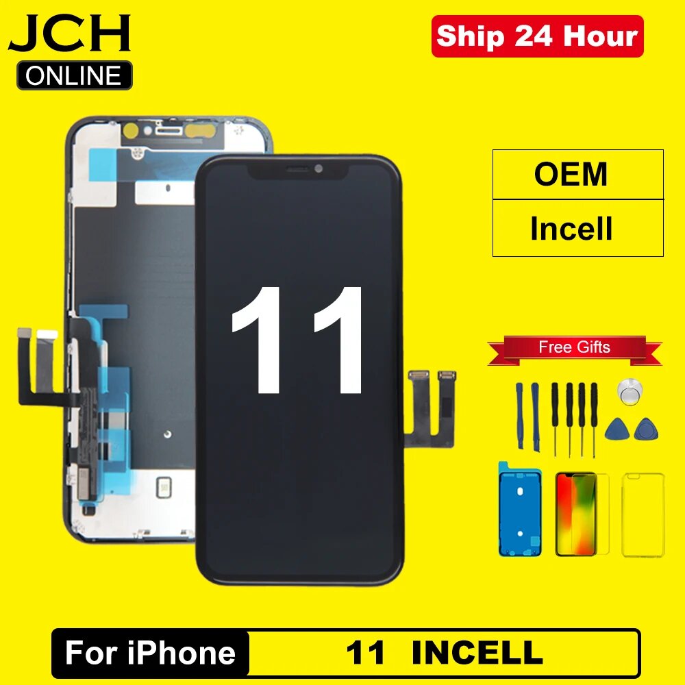 Дисплей для iPhone 11 in-cell, черный