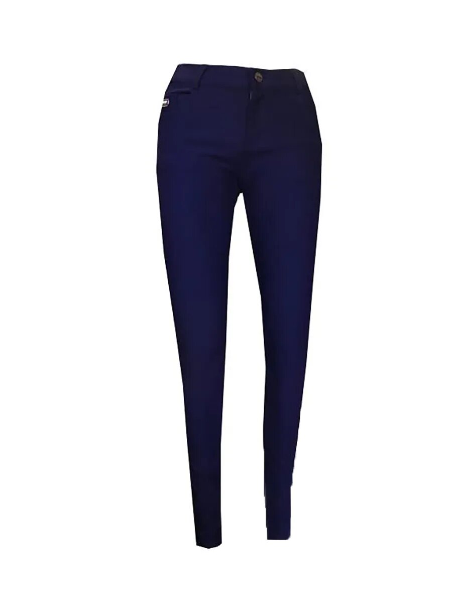 Брюки классические Yuke jeans, размер 26/164, темно-синий/синий — фото 1