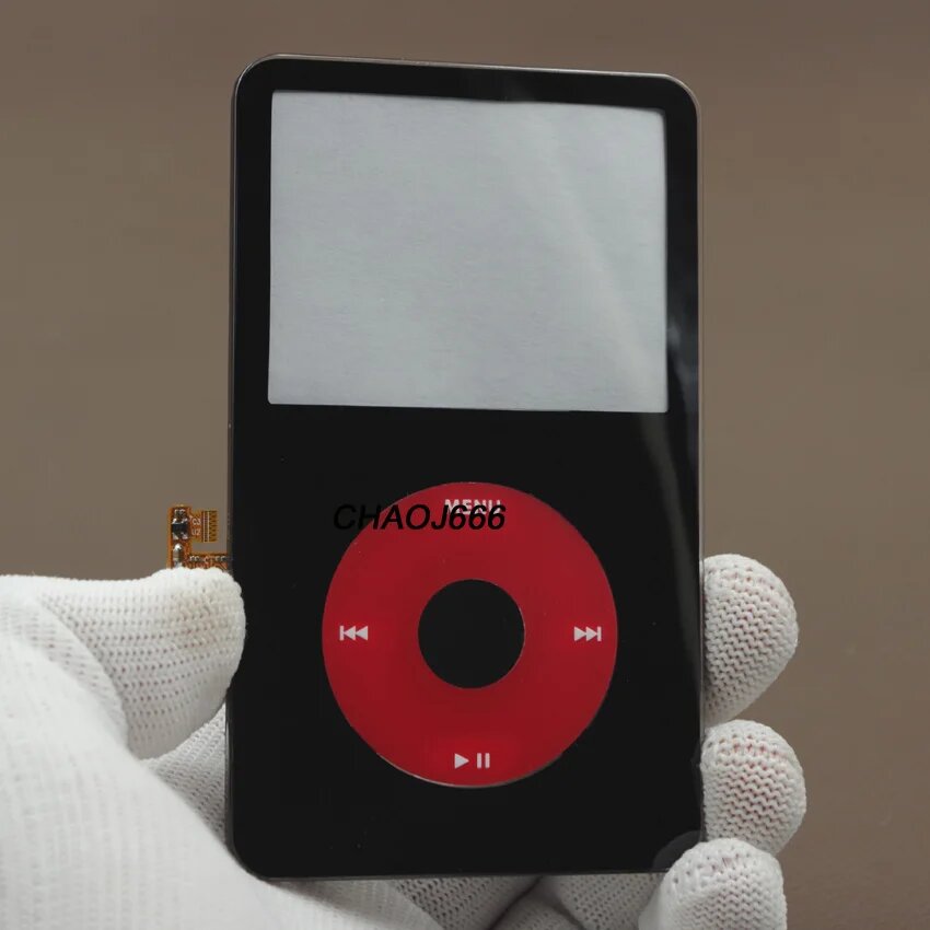 Корпус для iPod 5, черный/красный, кнопка Clickwheel