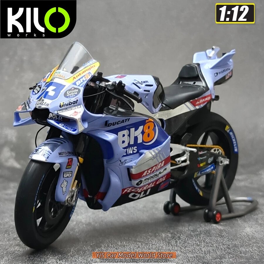 KILOworks Ducati GP23 1:12 No.73, темно-синий