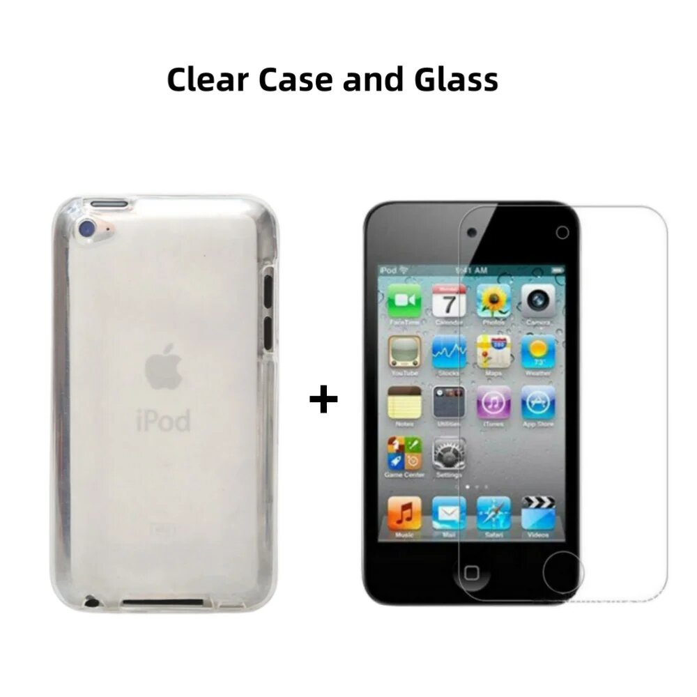 Защитный чехол Running Camel для Apple iPod touch 4 Clear Case and Glass